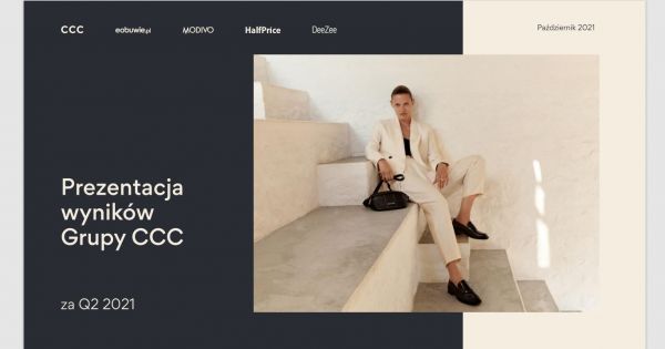 Prezentacja wynikowa Grupy CCC - Q2 2021 - CCC S.A.