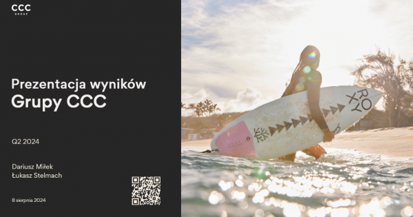 Prezentacja wynikowa Grupy CCC - Q2'24 - CCC S.A.