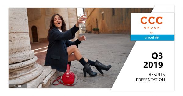 Results presentation - 3rd quarter 2019 - CCC S.A.