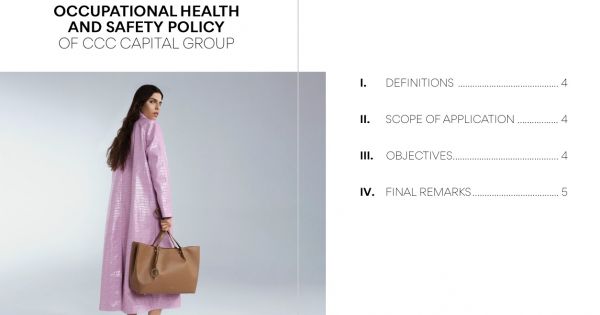 HEALTH AND SAFETY POLICY - CCC S.A.